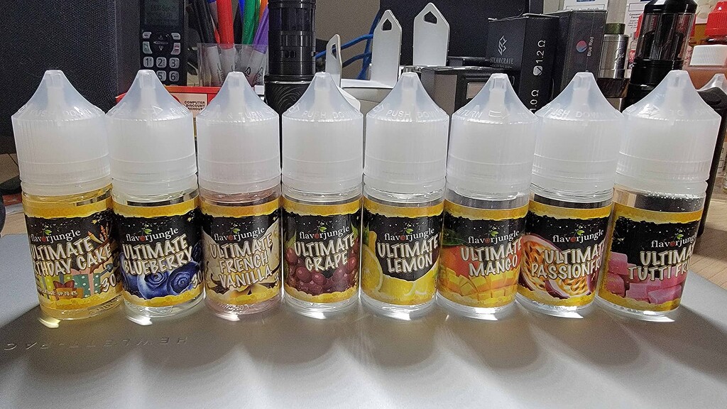 Flavor Jungle Single Flavor and One Shot Tests Part III -- Testing Now ...