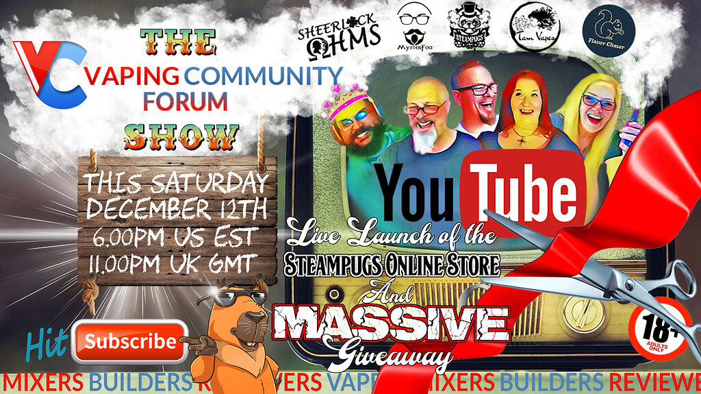 The Vaping Community Forum YouTube Show - Vaping Community