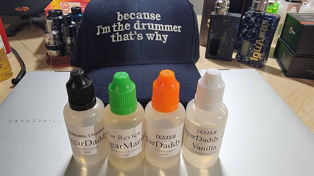Sugar Daddy Sweeteners Single Flavor Tests by SessionDrummer TESTING ...